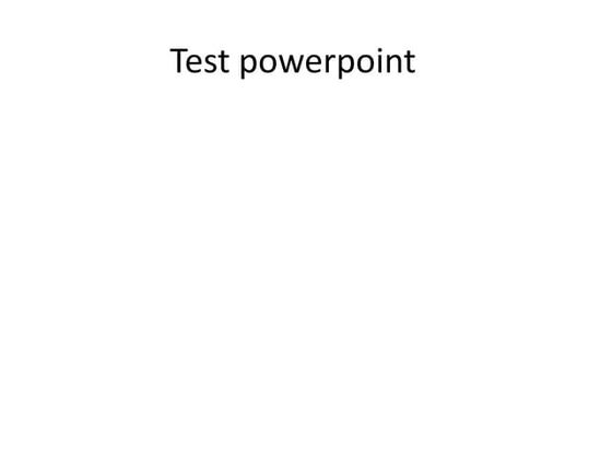 Test power point | PPTX