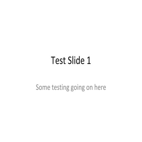 Test powerpoint | PPT