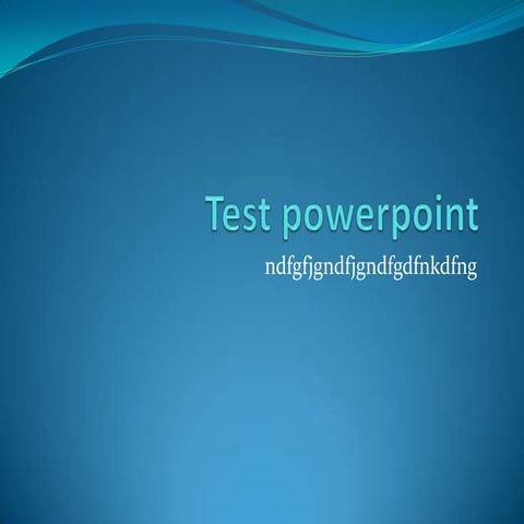 Test powerpoint | PPTX