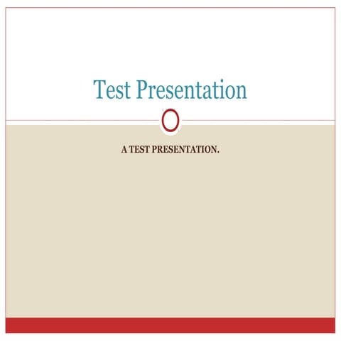 Test presentation | PPT