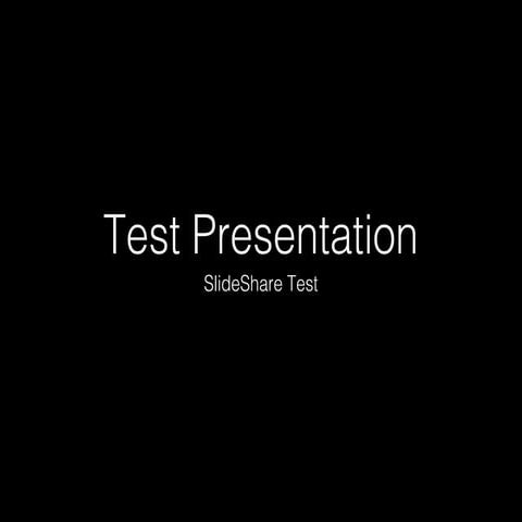 Test presentation | PPT
