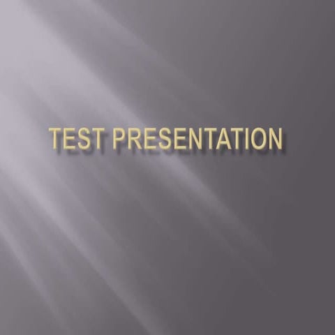 test ppt for webinar | PPT