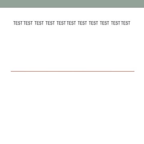 Test | PPT