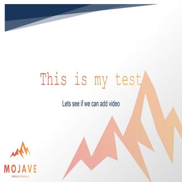 Test Presentation with video.pptx