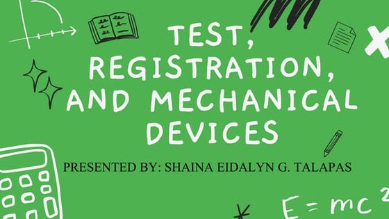 Type and classification of test | PDF | Science