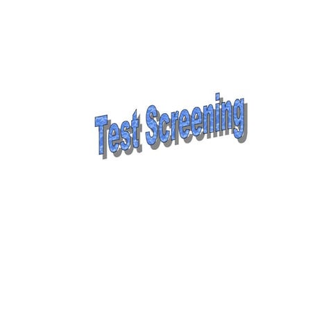 Film screenings | PPTX