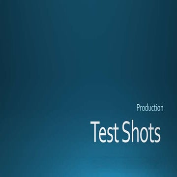 Test shots | PPTX