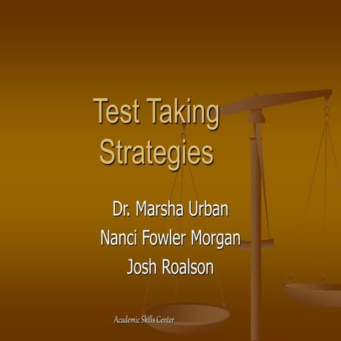 Test taking | PPT