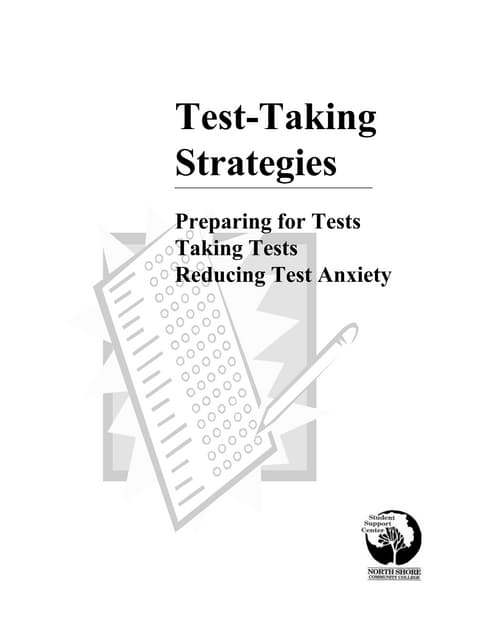 Don’t stress the test! SIT Test Taking Strategies | PPT