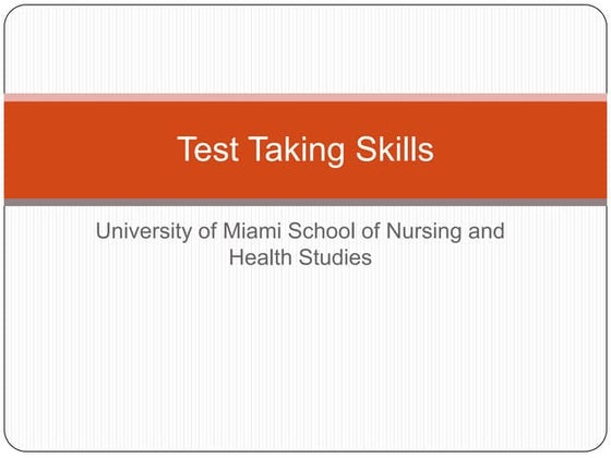 Examination stress ppt | PPT