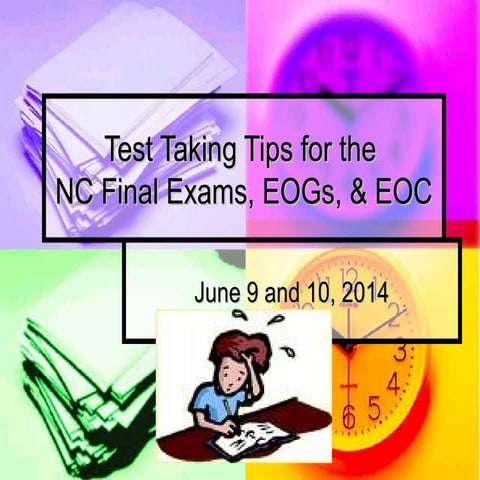 Test taking tips for the eo gs powerpoint | PPT | Standardized Testing ...