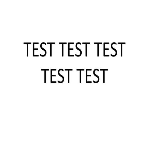 Test test test test test