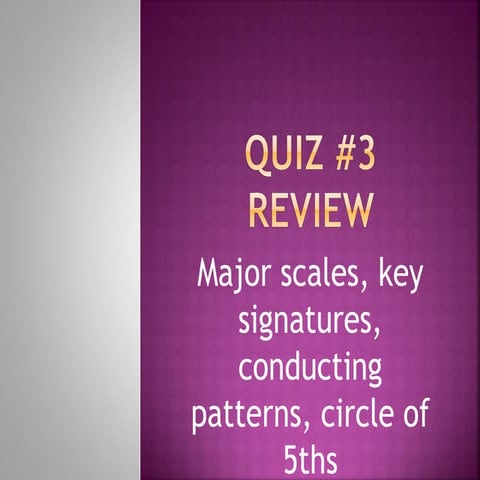 Test three review | PPTX | Classical Music | Music