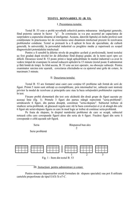 Test reactivitate-dinamico-emotionala | PDF