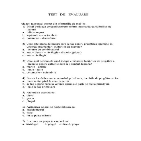 Testul de evaluare1 | PDF