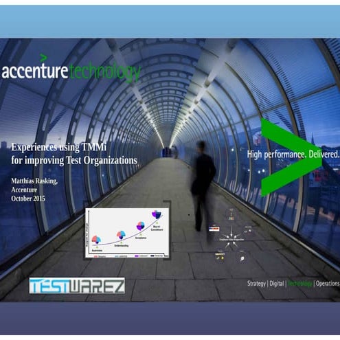 Experiences using TMMi for improving test organizations | PDF