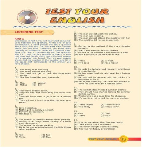 Test your english | PDF