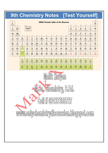 Types of chemical formula | PPTX