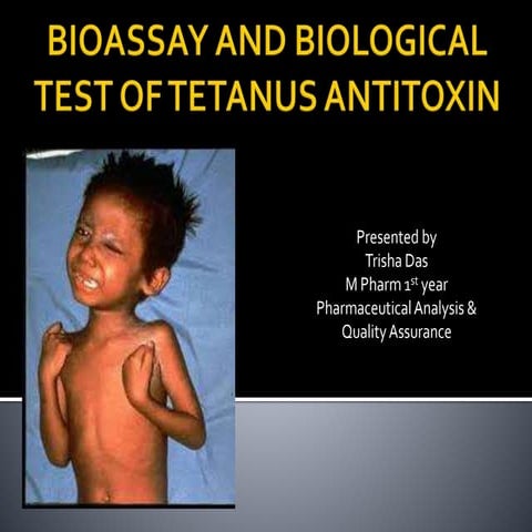 Tetanus antitoxin (apa) | PPTX