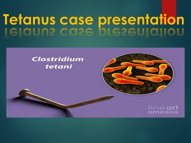 Tetanus in children Dr. ozil | PPTX