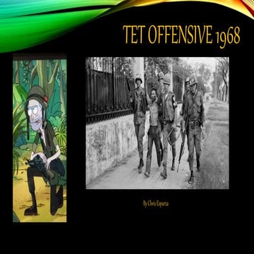 Tet offensive 1968 | PPTX