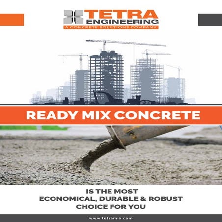 Best Ready Mix Concrete Supplier in Lahore - Tetra Engineers | PDF