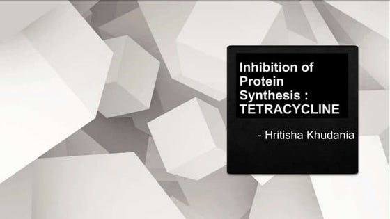 Tetracycline | PPTX | Chemistry | Science