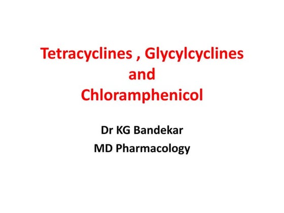 Facts on tetracycline | PDF