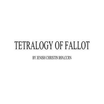 Tetralogy of Fallot,Fallot's syndrome, Fallot's tetrad, Steno–Fallot ...