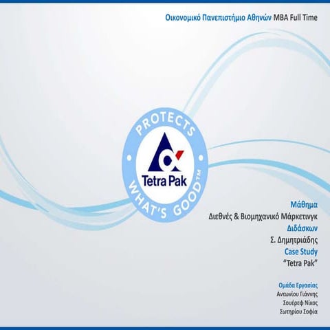 Tetra Pak Case Study | PPTX