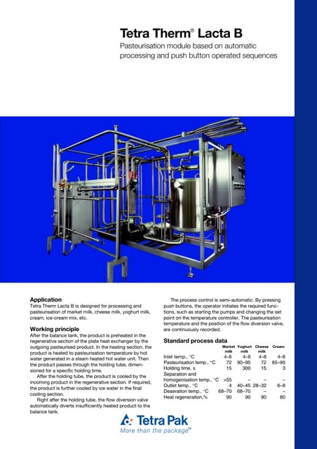 HTST Pasteurization- Introduction, Working, Components | PDF