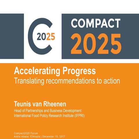 Accelerating Progress: Translating recommendations to action | PPTX