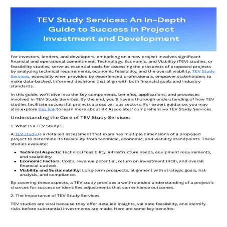 TEV Study Services An In-Depth Guide to Success in Project Investment and Development.pdf