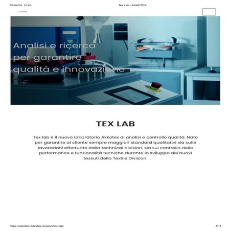 Tex-Lab Akkotex - accoppiatura tessuti tecnici | PDF
