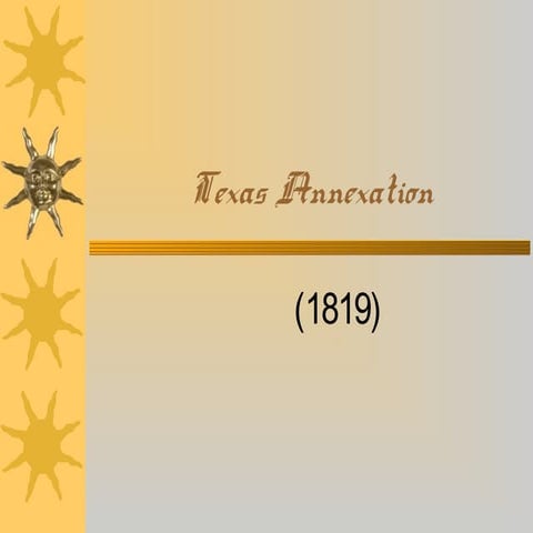 Texas annexation | PPT