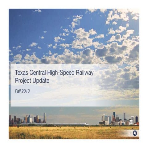 Texas Central High-Speed Railway Project Update | PPTX