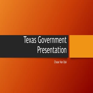 PPT - Texas Government | PPTX
