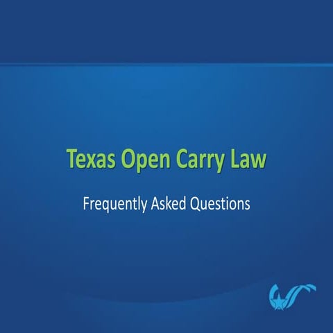 Texas Gun Law (infographic) | PDF