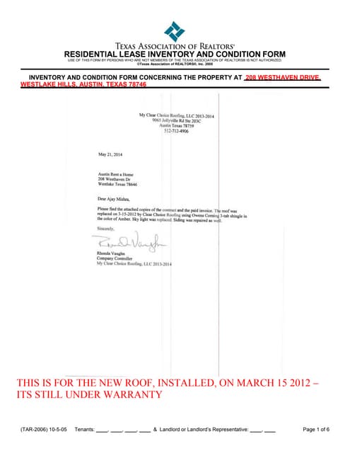 Rental inspection checklist | PDF