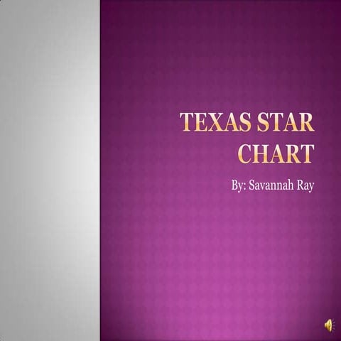 Texas star chart | PPTX