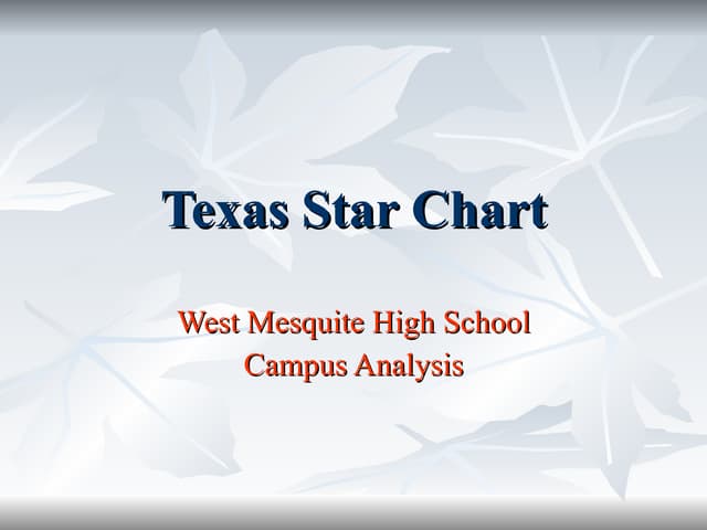 Star Chart @ Edinburg High School | PPT