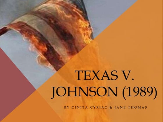 Texas Vs Johnson | PPT
