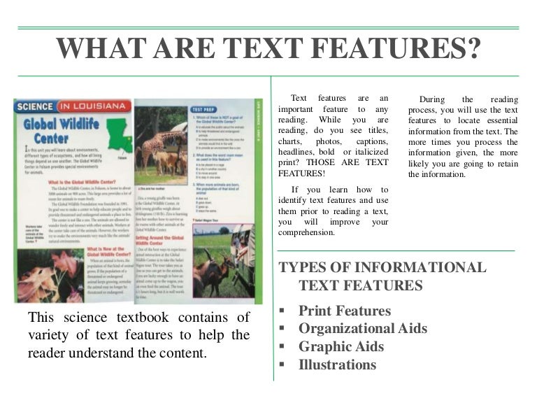 Text features-powerpoint