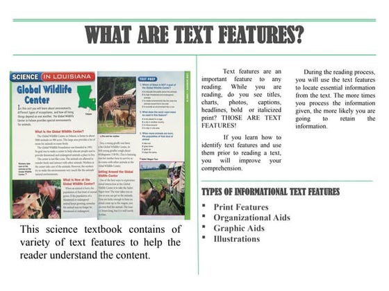 What Are Text Features? | PPT