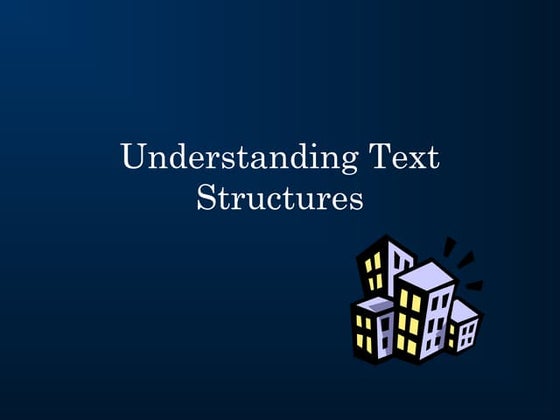 Text structure ppt | PPT
