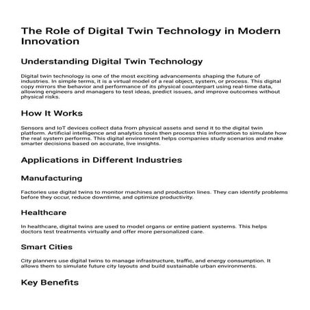 Digital Twin | PPTX