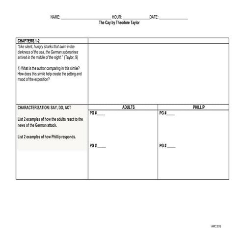 TextBasedQuestionsforTheCaybyTheodoreTaylor-1.docx