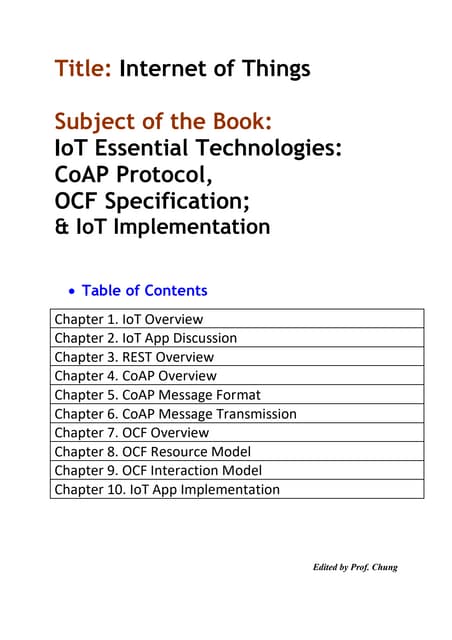 Chapter 5 IoT Design methodologies | PDF | Internet of Things | Internet