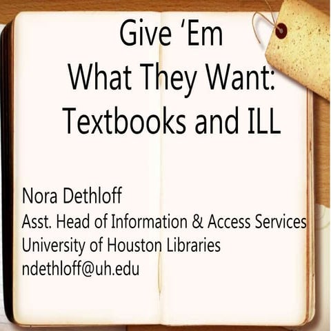 Libraries to Go | PPT