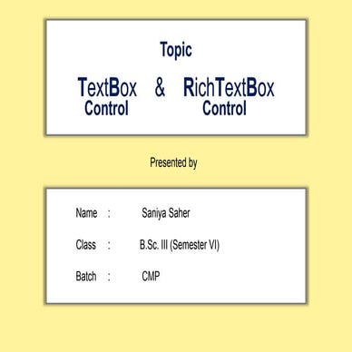 TextBox and RichTextBox in VB.Net | Web Design and HTML | Internet